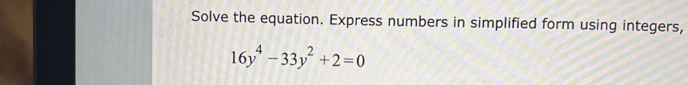 Solved Solve the equation. Express numbers in simplified | Chegg.com