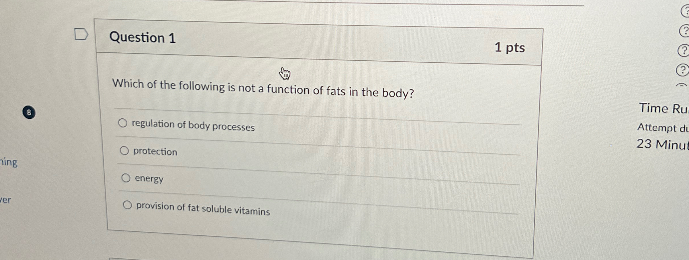 Solved Question 11 ﻿ptsWhich of the following is not a | Chegg.com