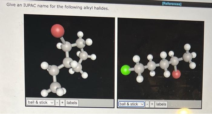 Solved Give an IUPAC name for the following alkyl | Chegg.com