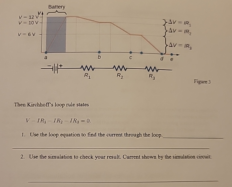 re 3Then Kirchhoff's loop rule | Chegg.com
