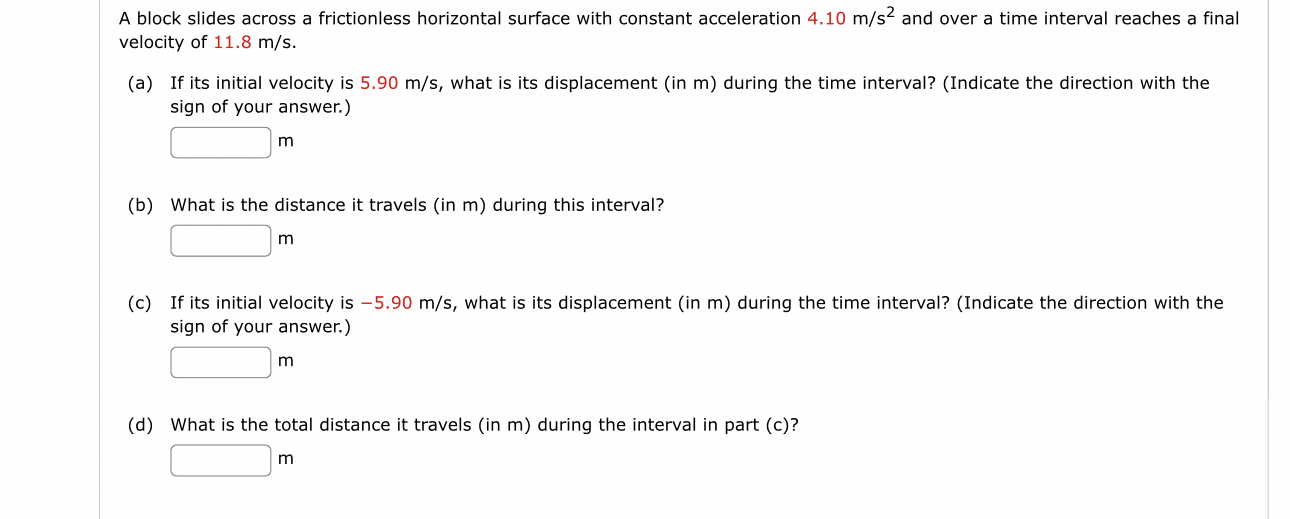 Solved A block slides across a frictionless horizontal | Chegg.com
