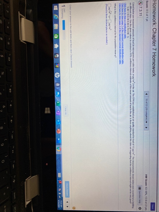 Solved Save Homework: Chapter 7 Homework Score: 0.5 of 1 pt | Chegg.com Solved Save Homework: Chapter 7 Homework Score: 0.5 of 1 pt | Chegg.com