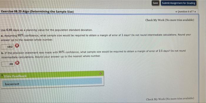 Solved Save Submit Assignment For Grading Exercise 0825 