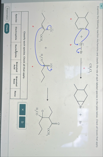 Solved Examine the following reaction mechanisms and | Chegg.com