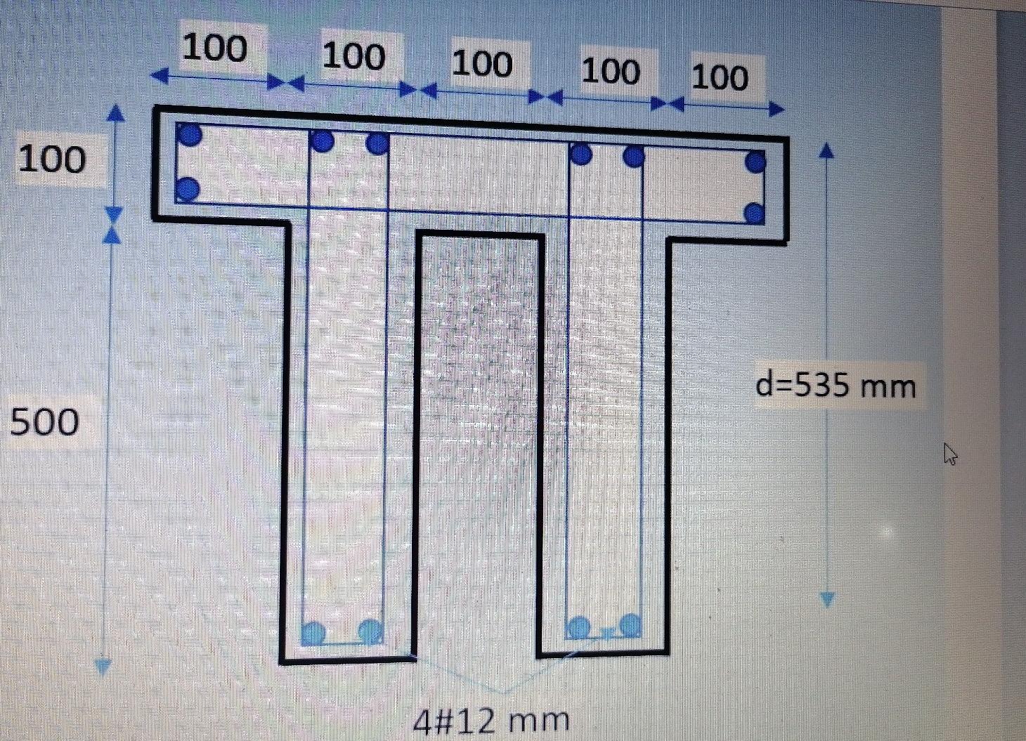 Solved A double T beam is subjected to a factored torque Tu | Chegg.com