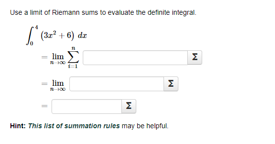 Solved Use a limit of Riemann sums to evaluate the definite | Chegg.com