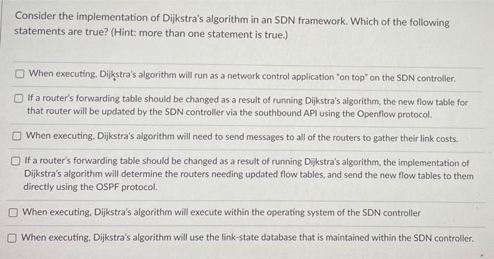Solved Consider the implementation of Dijkstra's algorithm | Chegg.com