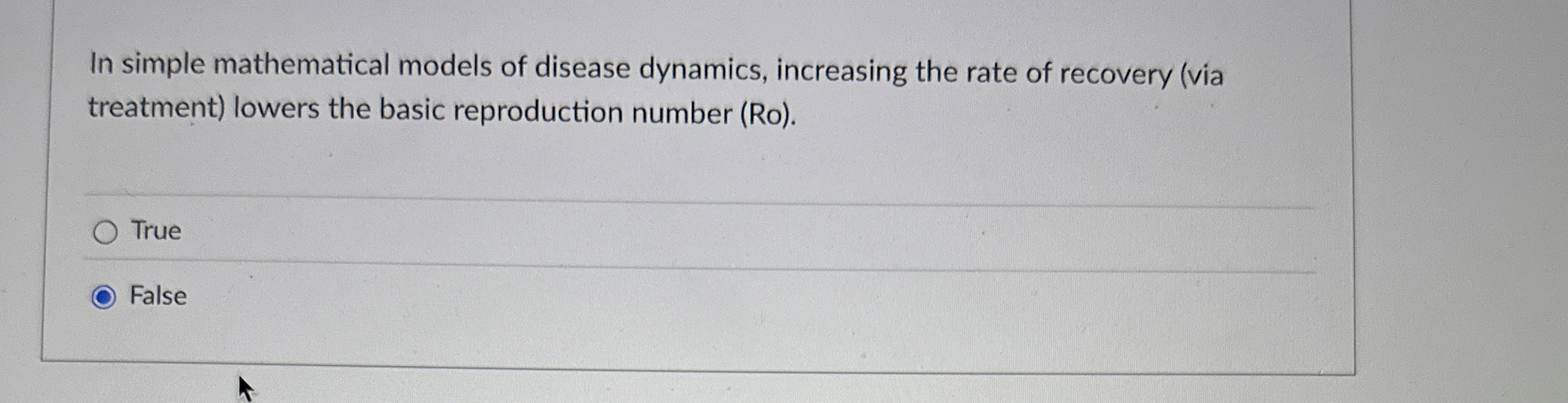 High Quality SOLUTION In simple mathematical models of disease dynamics, | Chegg.com