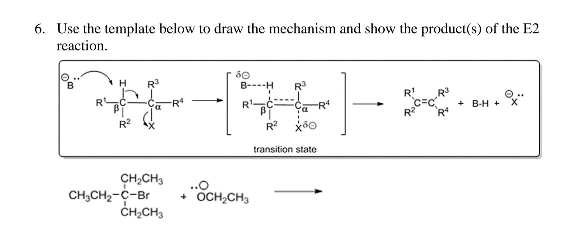 [Solved]: Use the template below to draw the mechanism