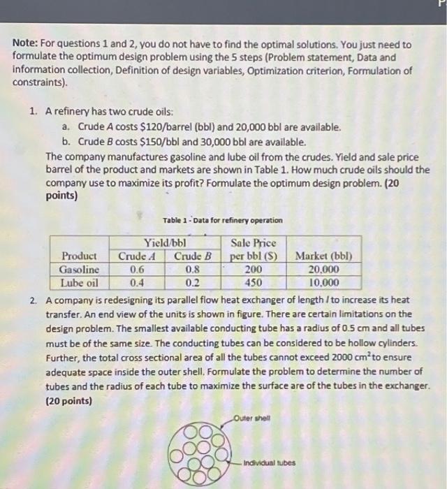 Solved Note: For questions 1 and 2, you do not have to find | Chegg.com