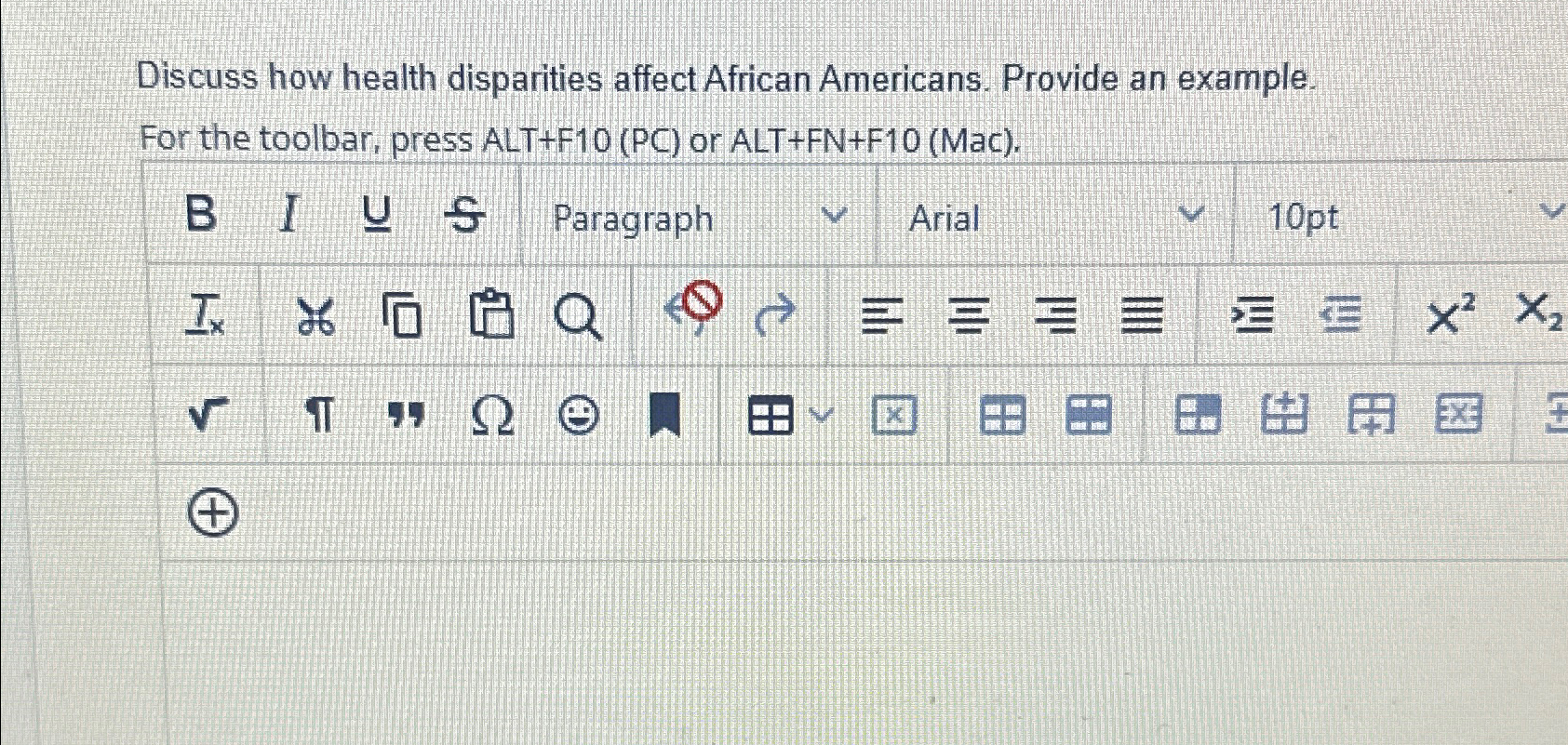 Solved Discuss how health disparities affect African | Chegg.com