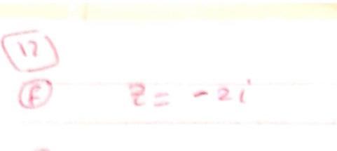 (17) (f) Z=−2i(e) z=1+i (d) z=3+i च1(42+42i)31(b) | Chegg.com