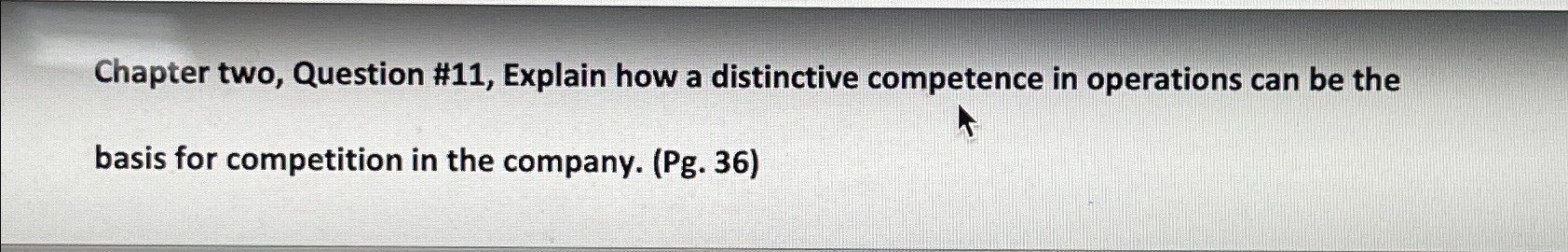 Solved Chapter two, Question #11, ﻿Explain how a distinctive | Chegg.com