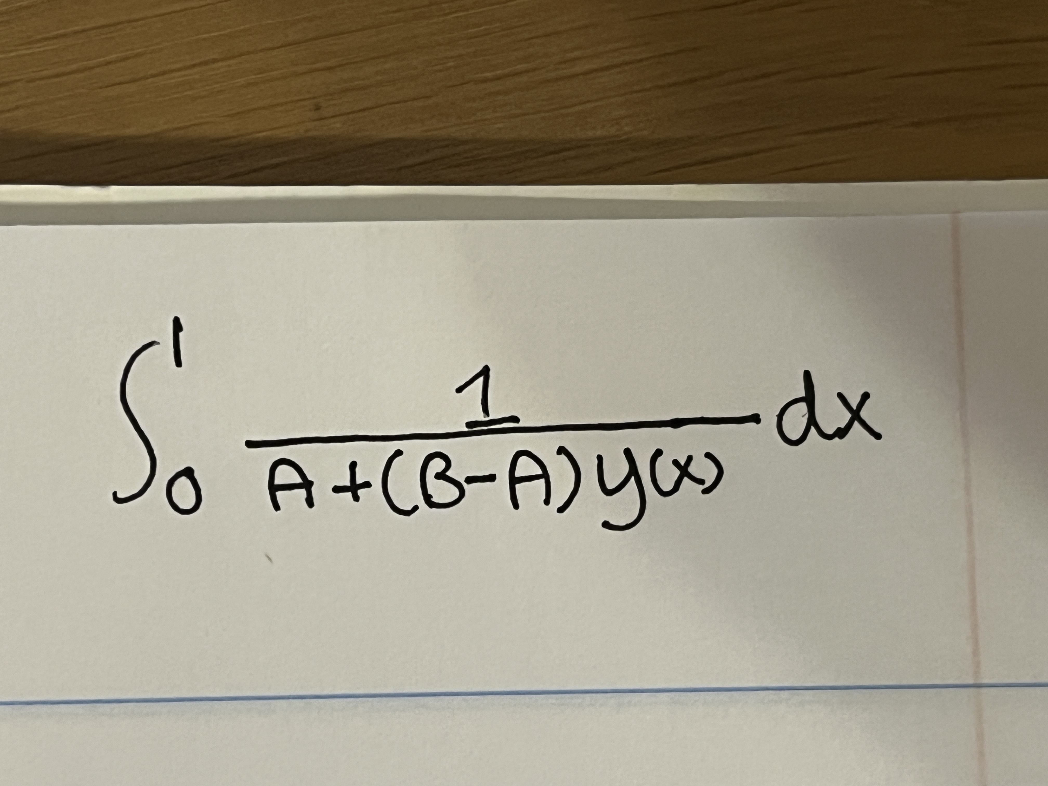 Solved Please solve the integral with y(x) ﻿being y is a | Chegg.com