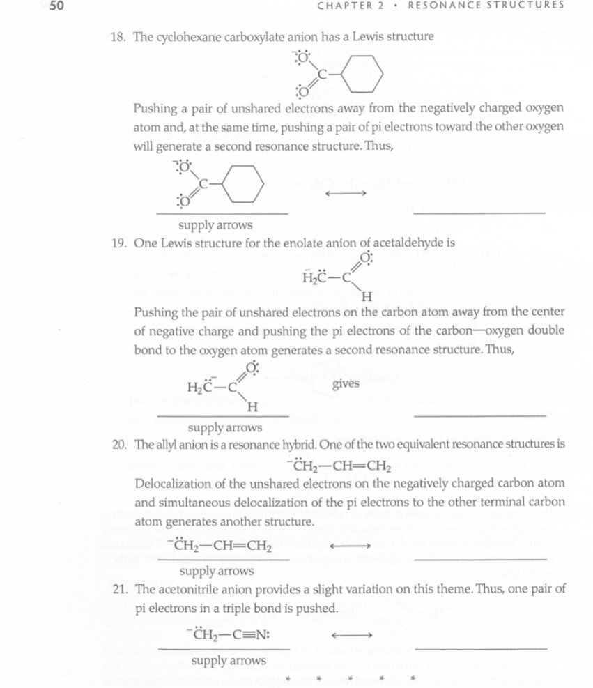 Solved The cyclohexane carboxylate anion has a Lewis | Chegg.com