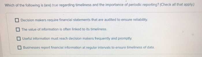 Solved Which of the following is (are) true regarding | Chegg.com