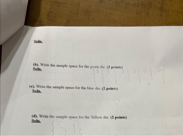 Solved Part 2: Efron Dice: Efron Dice: are four six-sided | Chegg.com