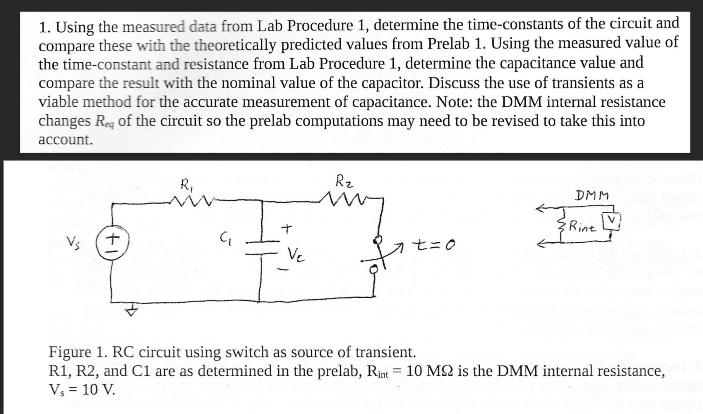 help with rc circuit | Chegg.com