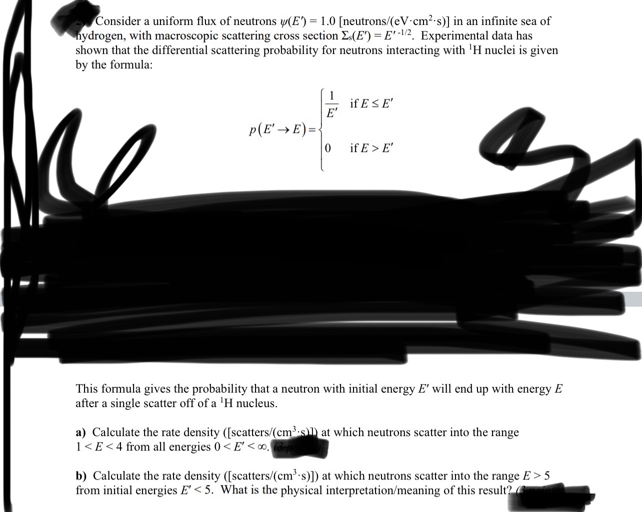 Solved Consider a uniform flux of neutrons neutrons | Chegg.com