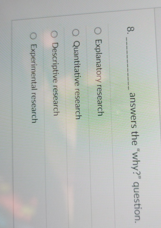 Solved 8 ﻿answers the "why?" question.Explanatory | Chegg.com