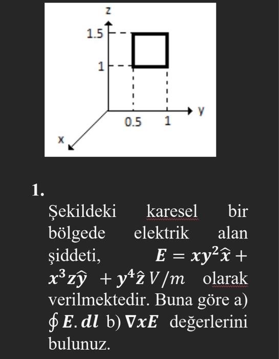 [Solved]: In a quadratic region in the figure, the electric