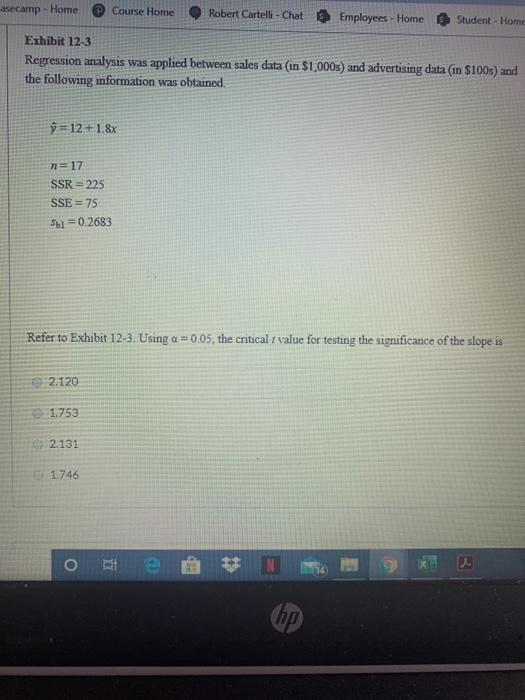 Solved asecamp - Home Course Home Robert Cartelli - Chat | Chegg.com