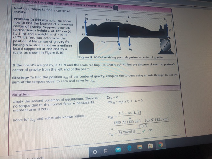Solved Solution Apply the second condition of equilibrium. | Chegg.com