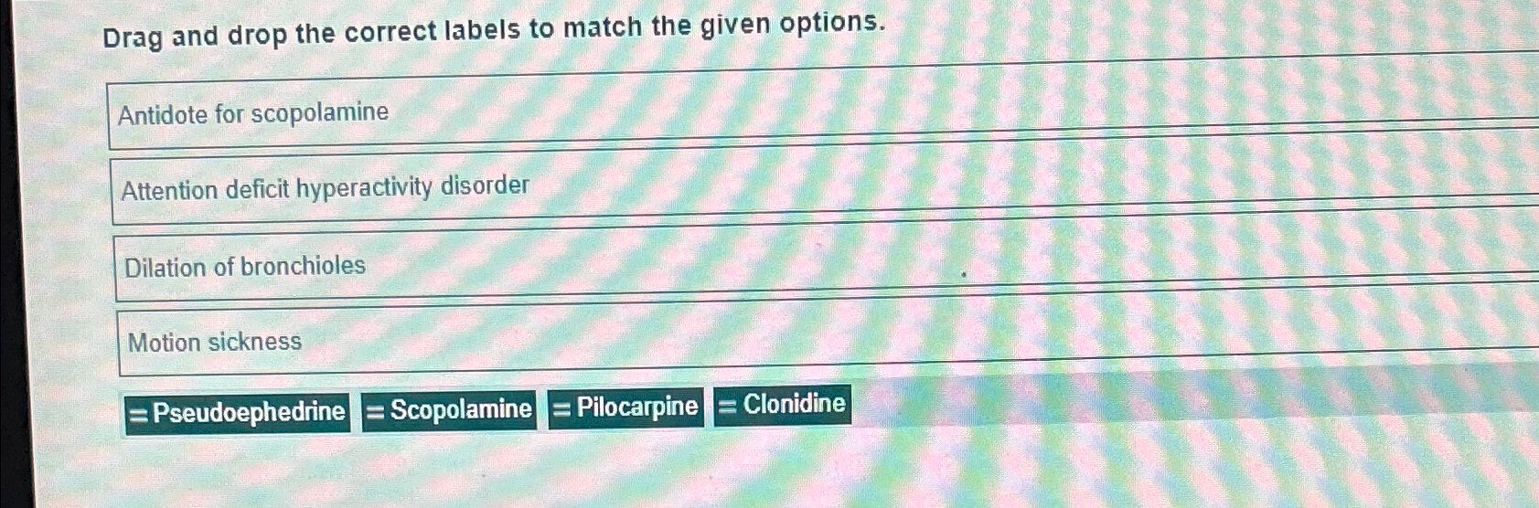 Solved Drag and drop the correct labels to match the given | Chegg.com