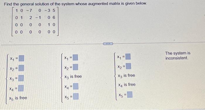Solved Find the general solution of the system whose | Chegg.com