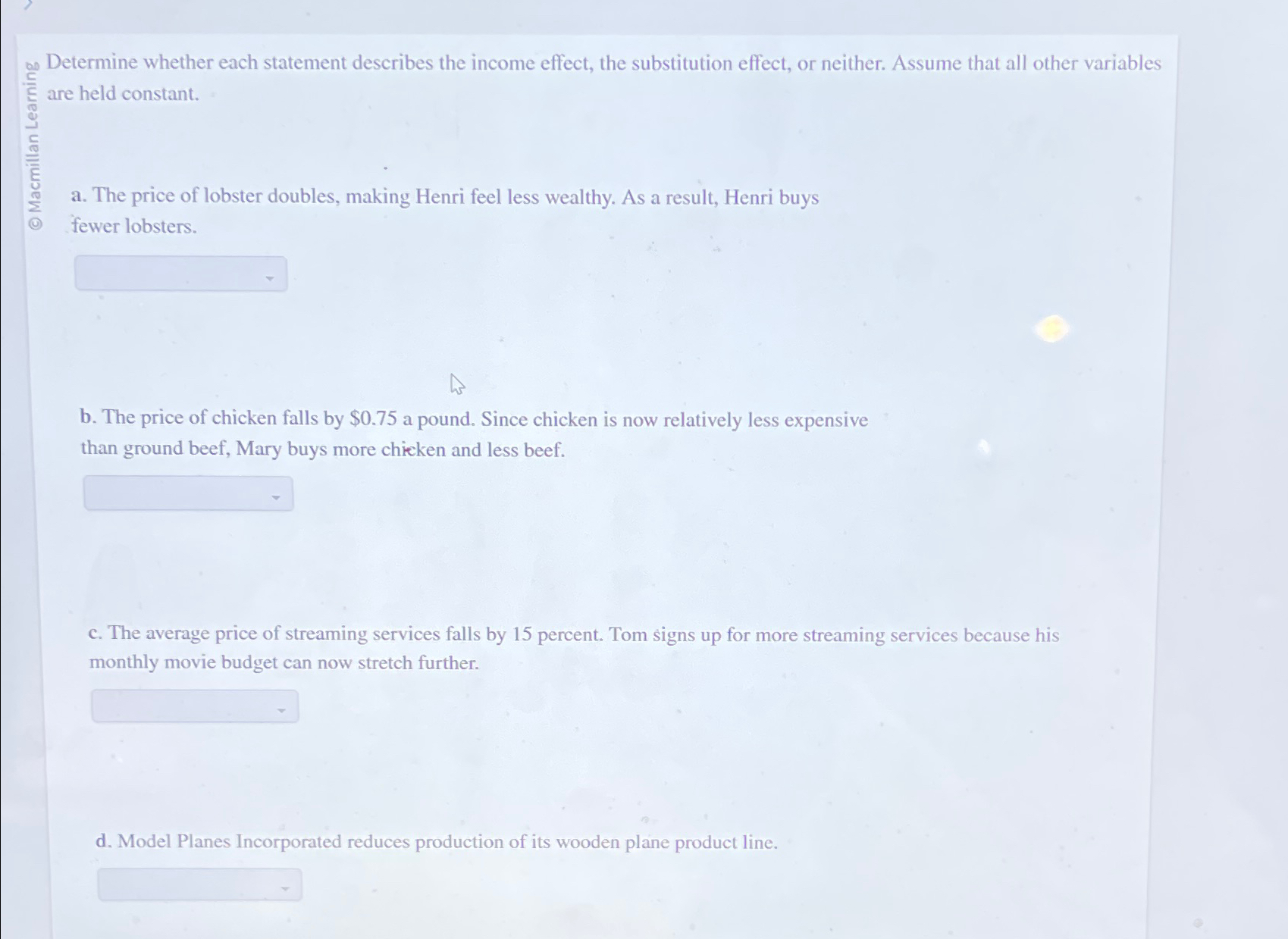 Solved of Determine whether each statement describes the | Chegg.com