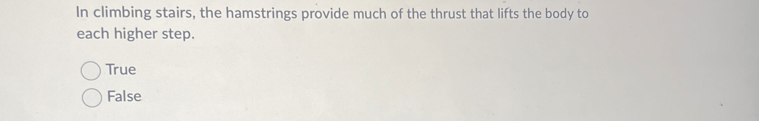 High Quality SOLUTION In climbing stairs, the hamstrings provide much ...