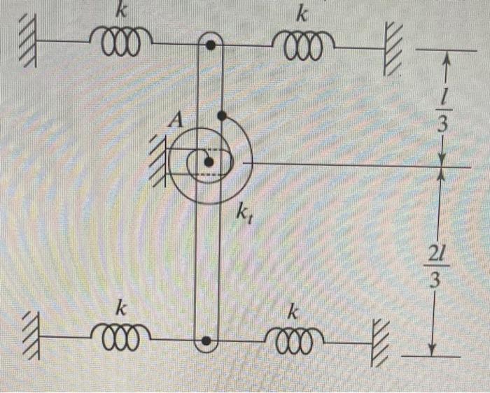 Solved The system shown below has four linear springs, each | Chegg.com