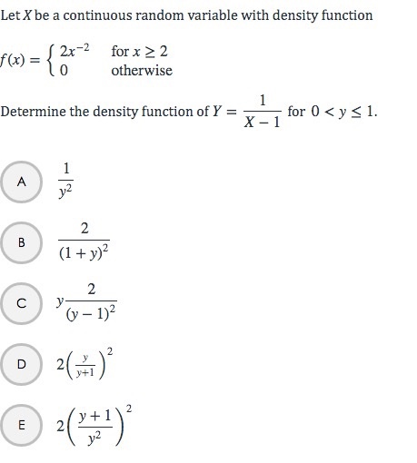Solved Let X Be A Continuous Random Variable With Density 7327