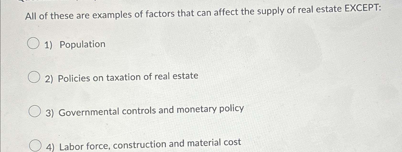 Solved All of these are examples of factors that can affect | Chegg.com