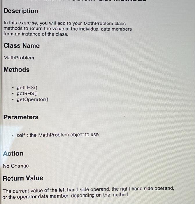 Solved Description In this exercise, you will add to your | Chegg.com