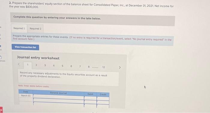 Exercise 18-23 (Algo) Transactions affecting retained | Chegg.com