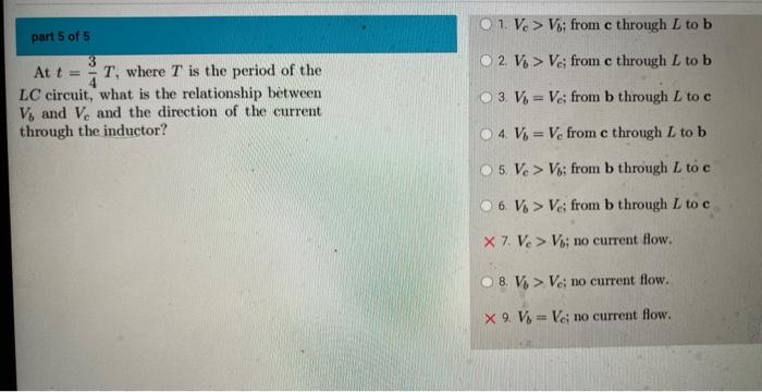 Solved 5. RL and RC Circuits 50 pts possible part 1 of 5 | Chegg.com