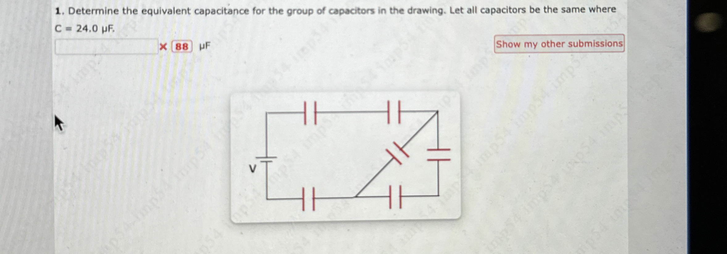 Solved Determine the equivalent capacitance for the group of | Chegg.com