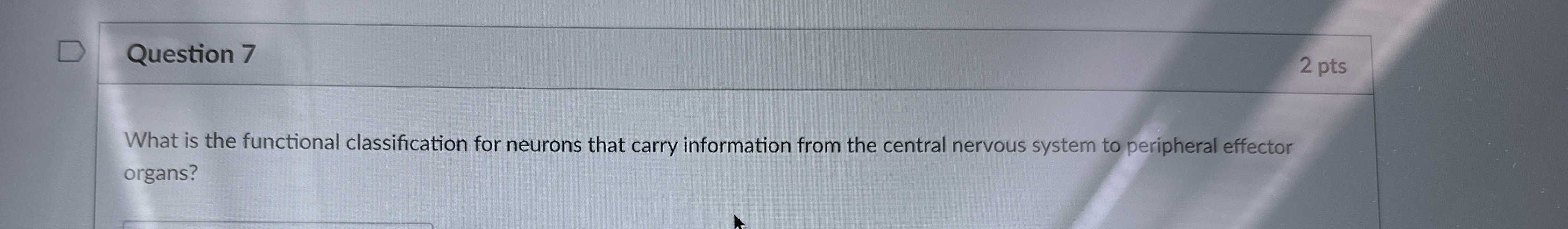 Solved Question 72 ﻿ptsWhat is the functional classification | Chegg.com