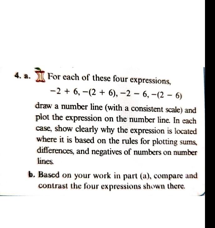 Solved 4. a. ] For each of these four expressions, | Chegg.com