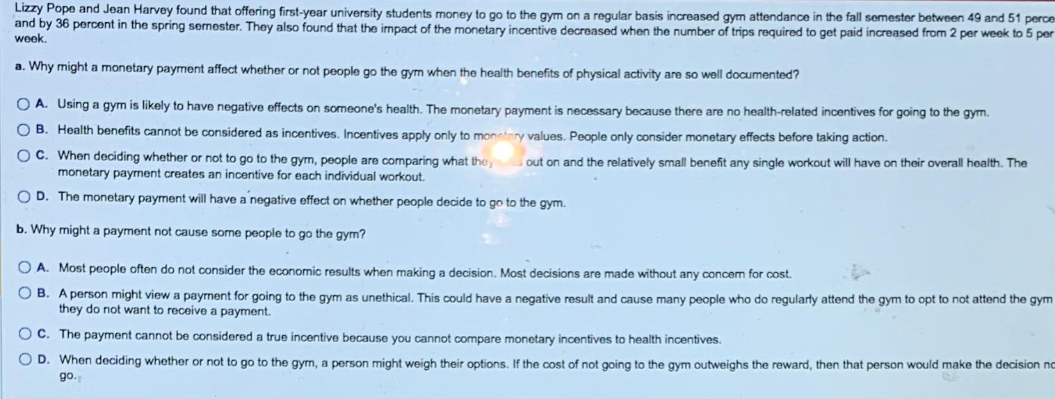 Solved Lizzy Pope and Jean Harvey found that offering | Chegg.com