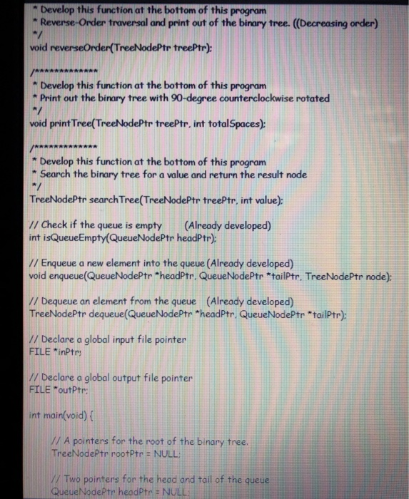 Solved Question 2 30 Marks Binary Tree In This Question 