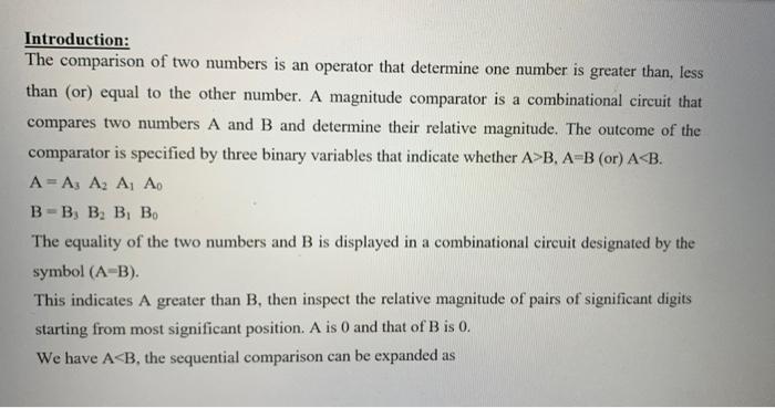 Solved Objective: • Build and observe functioning of a 2-bit | Chegg.com