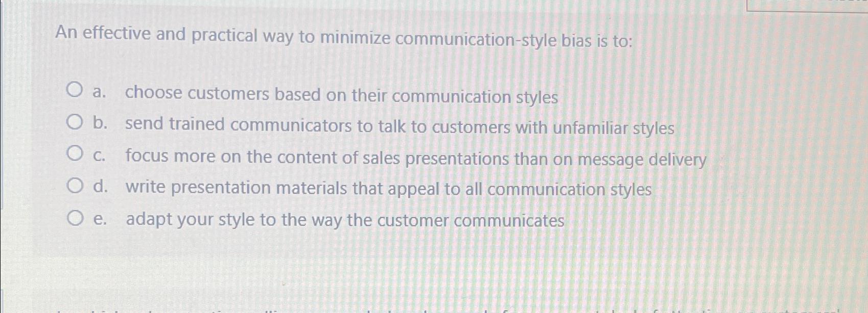 Solved An effective and practical way to minimize | Chegg.com