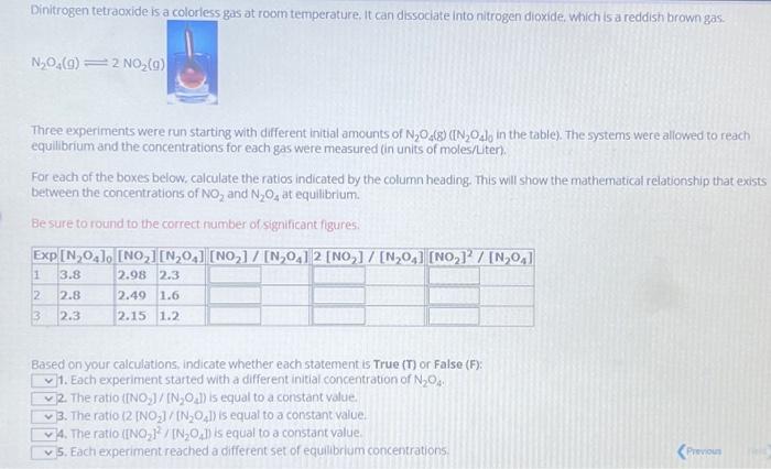 Solved Three experiments were run starting with different | Chegg.com