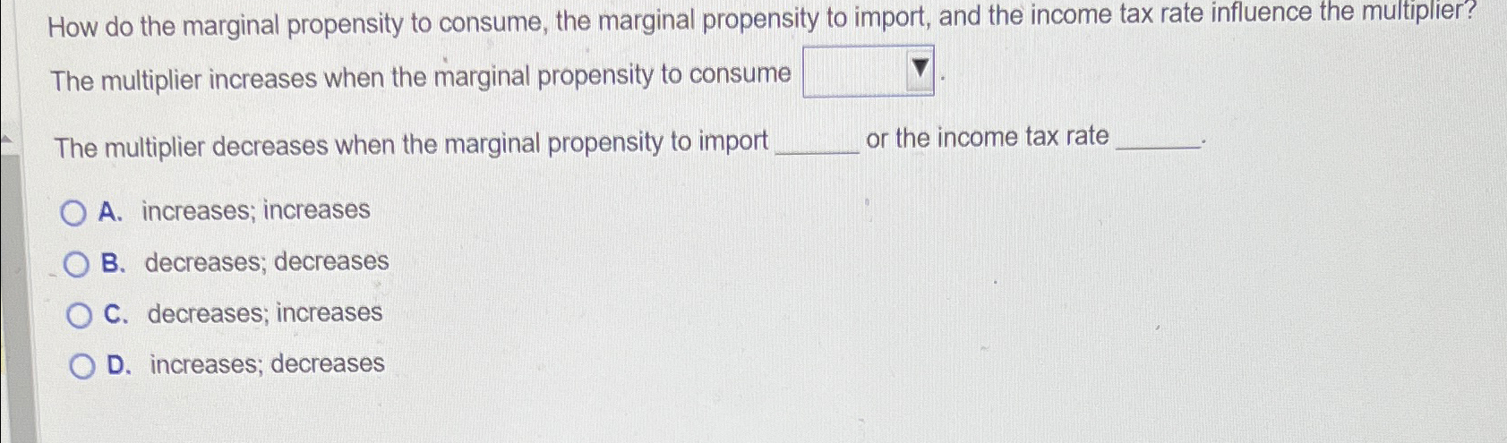 Solved How do the marginal propensity to consume, the | Chegg.com