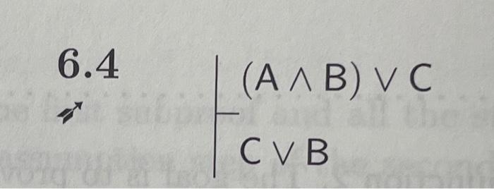Solved 6.4 (A A B) VC CVB | Chegg.com