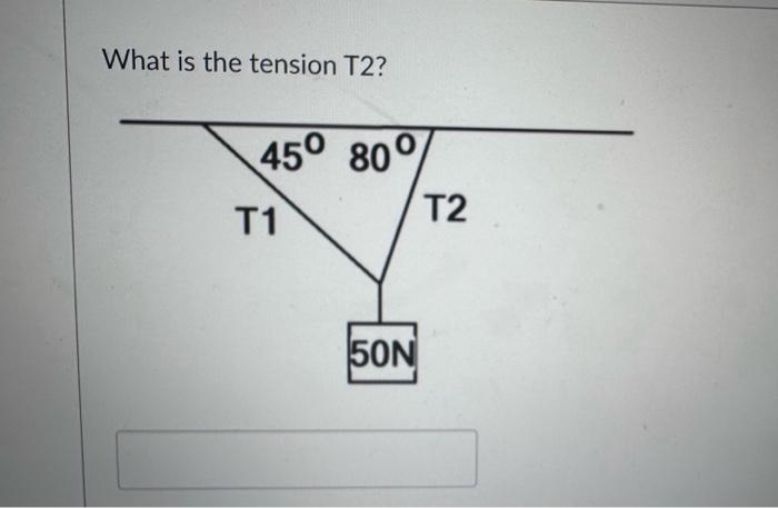 Solved What is the tension T2? | Chegg.com