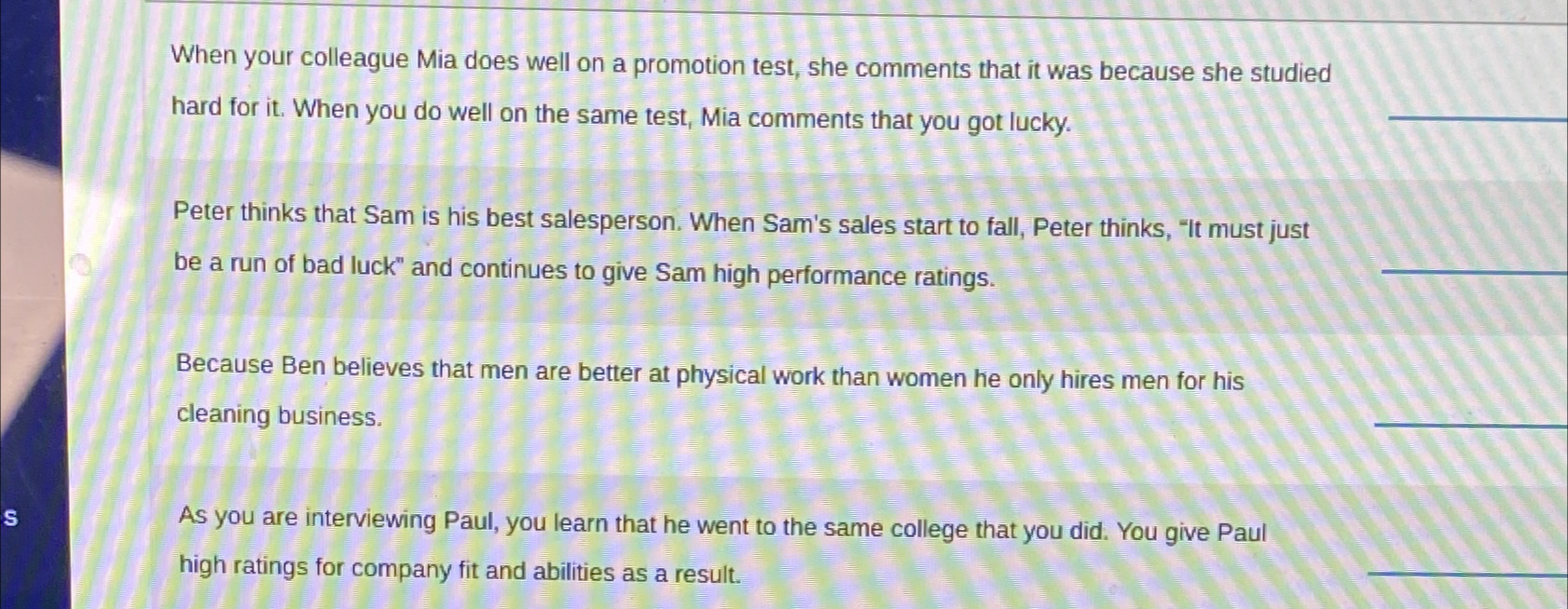 Solved When your colleague Mia does well on a promotion | Chegg.com