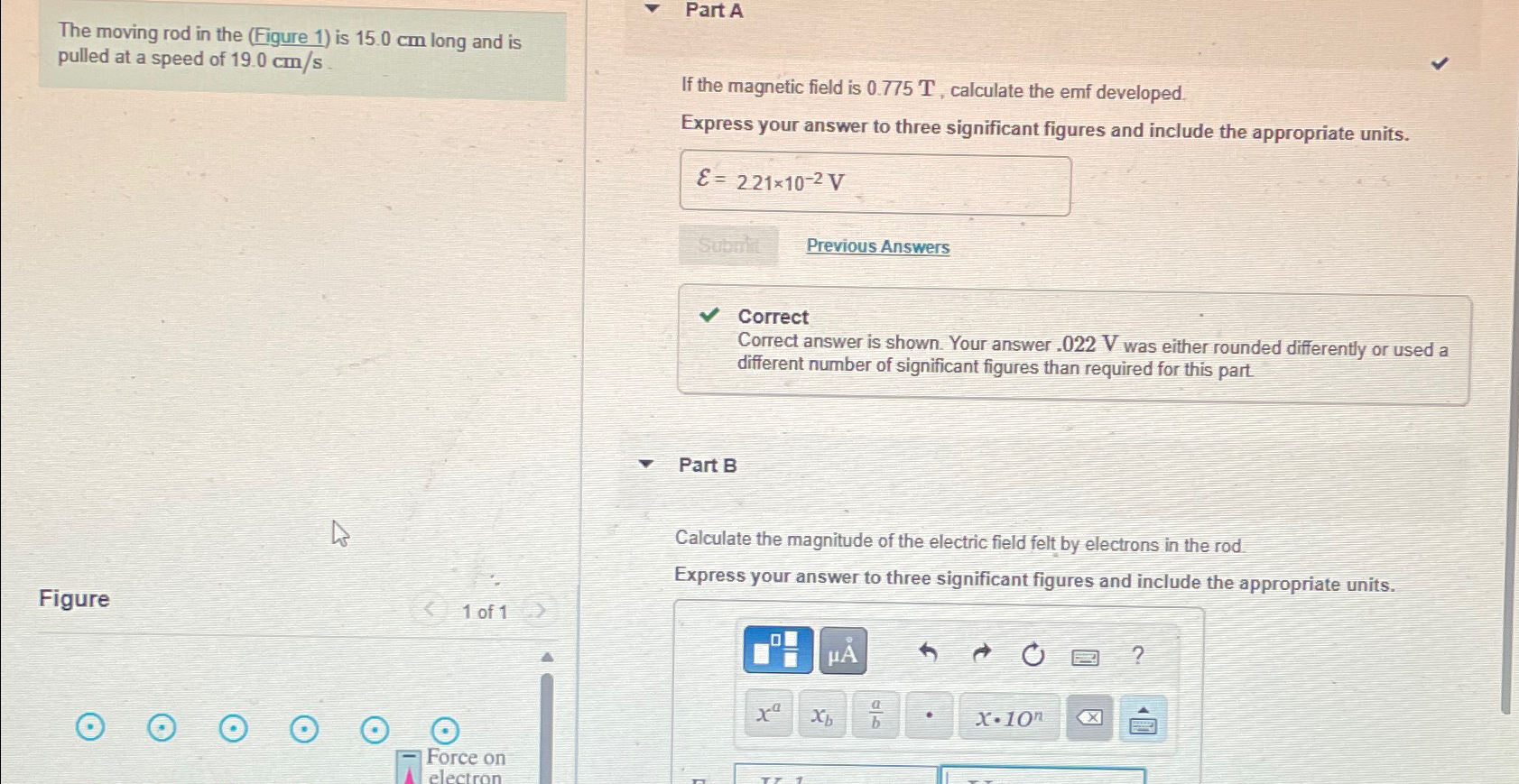 Solved Figure1 ﻿of 1Part CDetermine the direction of the | Chegg.com
